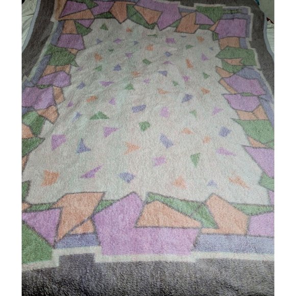 Biederlack | Bedding | Vintage Biederlack Geometric Pastel Throw ...